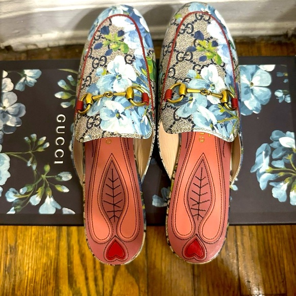 Gucci | Shoes | Gucci Floral Princetown Mules | Poshmark